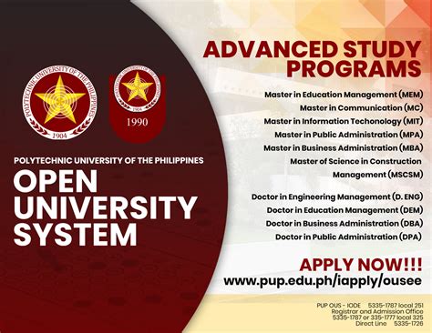 Now Accepting Application For Pup Open University System Facebook