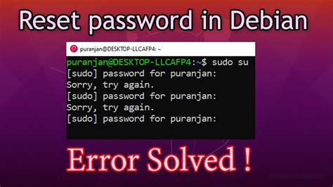 Reset Root Password