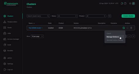 Use Freeipa For Adqm Cluster Kerberization Adqm Arenadata Docs