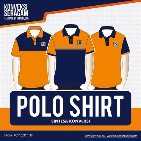 Konveksi Polo Shirt Ready 10 Desain Harga Murah Kualitas No 1