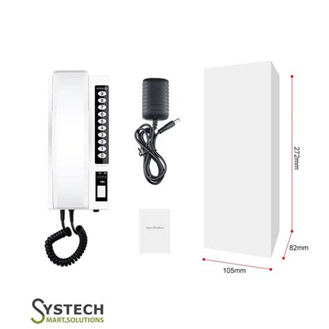 Wireless Audio Intercom Handset Rechargeable Battery