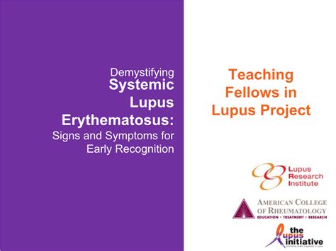 Teaching Fellows In Lupus Project Systemic Lupus Erythematosus Docslib