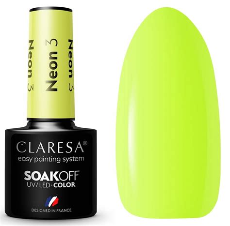 CLARESA LAKIER HYBRYDOWY NEONOWY ODCIENIE NEONOWE KOLEKCJA NEON Allegro Pl