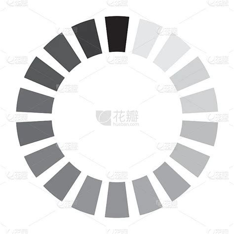 圆形进度图标。加载符号。上传签署素材 花瓣网