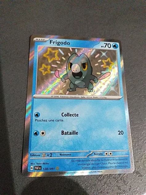 CARTE POKÉMON FRIGODO Shiny 128 091 EV4 5 Destinées De Paldea FR EUR 4