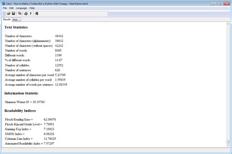 Libro Open Source Free Text Analysis Tool