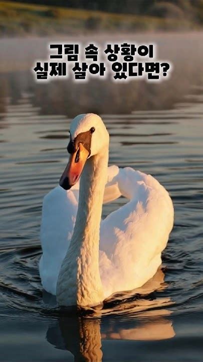 잔잔한 호수 위에서 가만히 떠 있는 백조 이 상황이 살아 있다면 백조 호수 여유있는삶 Youtube