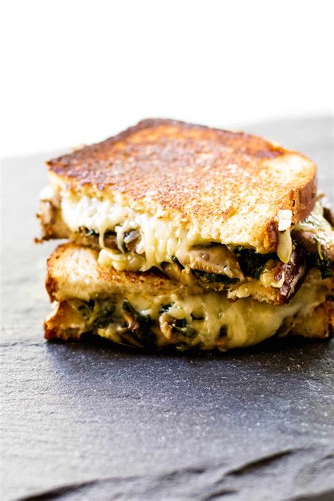 Mushroom Grilled Cheese Girl Gone Gourmet