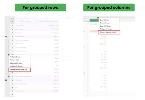 Group And Ungroup Columns Or Rows