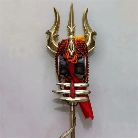 3 Feet Brass Trident For Temple At ₹ 2500unit In New Delhi Id