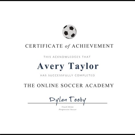 Soccer Testimonial Avery Taylor Online Soccer Academy