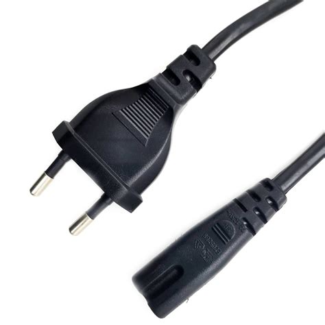VDE Certificate European 16A AC Power Cord 2 Pin Cable With Male Female