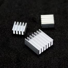 4 95 Raspberry Pi Heatsink Set 3pc Tinkersphere