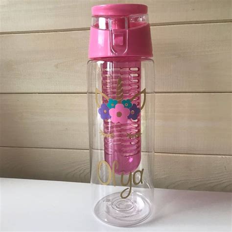 Plastic Push Button Water Bottle Cylindrical Capacity 300ml At Rs