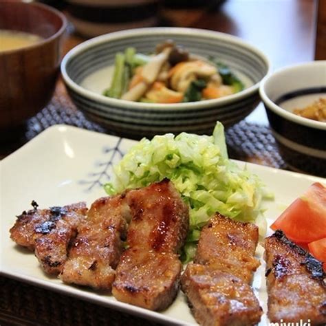 豚肉の味噌漬けグリル焼き桜満開 by miyukiさん レシピブログ 料理ブログのレシピ満載