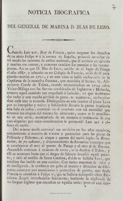 Biblioteca Nacional de España on Twitter El almirante Blas de Lezo