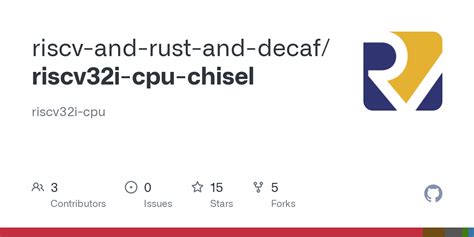 Github Riscv And Rust And Decafriscv32i Cpu Chisel Riscv32i Cpu