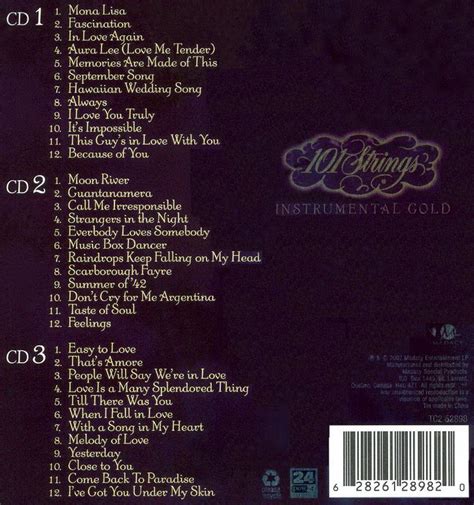 Entre Musica 101 Strings Instrumental Gold 3 Cds