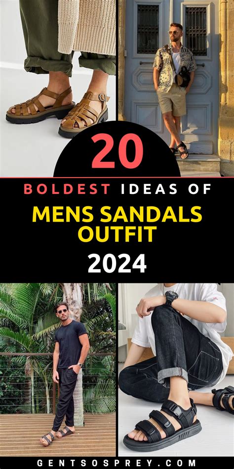 Redefine Your Style Trendsetting Mens Sandals Outfits For 2024