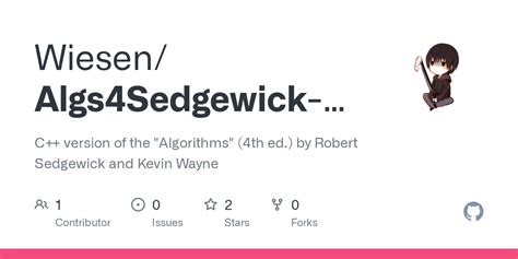 GitHub Wiesen Algs4Sedgewick Cpp C Version Of The Algorithms