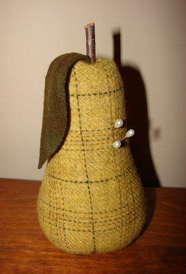 Pieced Pastimes Golden Pear Pincushion