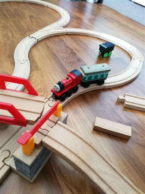 Wooden Train Set Thomas And Friends Train Set Track Set Railway Track
