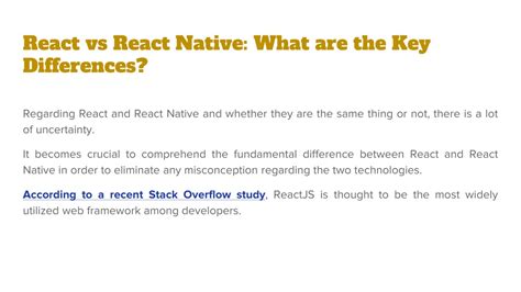 Ppt React Vs React Native Powerpoint Presentation Free Download Id 11874697