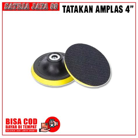Yukido Tatakan Amplas Gerinda Tangan Bulat 4 Inch Lazada Indonesia