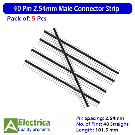 40 Pin Single Row 254mm Male Female Breakable Black Header Pin 40 Pin Single Row 254mm Male Female Breakable Black Header Pin