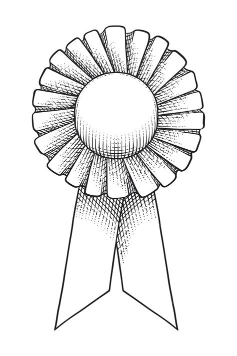 Award Ribbon Sketch