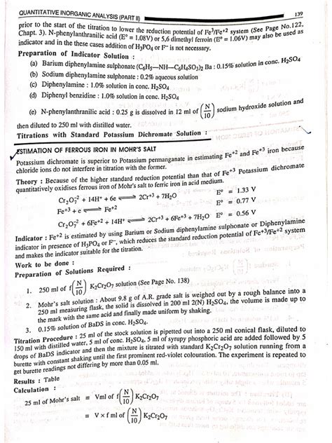 Estimation Of Iron Pdf