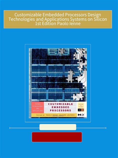 get customizable embedded processors design technologies and