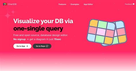 🛠️ chartdb herramienta opensource de diseño visual de bases de datos