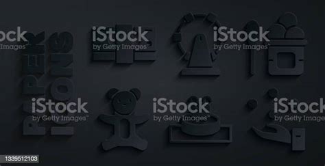 분수 아이스크림 그릇 테디 베어 봉제 인형 저글링 공 관람차는 종이 돈 현금 아이콘을 설정합니다 벡터 3차원 형태에 대한 스톡 벡터 아트 및 기타 이미지 Istock