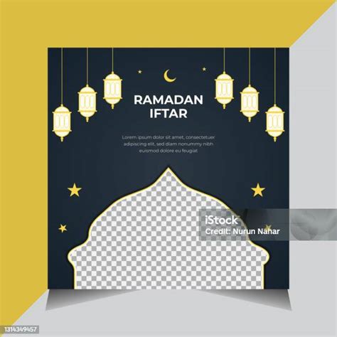 라마단 세일 소셜 미디어 포스트 디자인 라마단 카림 벡터 일러스트레이션 Eid Ul Fitr에 대한 스톡 벡터 아트 및 기타