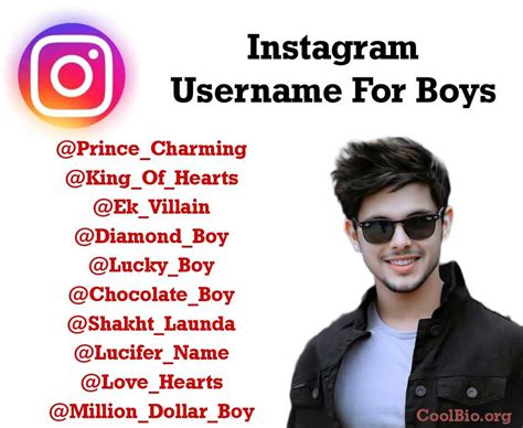 Best 650 Instagram Username For Boys 2023 Cool Bio