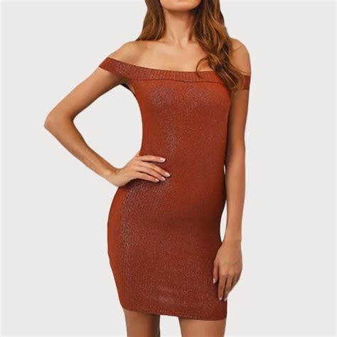 Women Sexy Off The Shoulder Mini Dresses 2018 Summer Short Sleeve