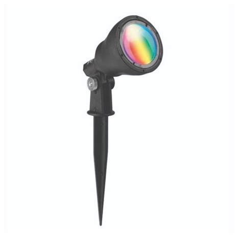 Brilliant Smart Wi Fi Rgb Garden Spike Light 3w In Black