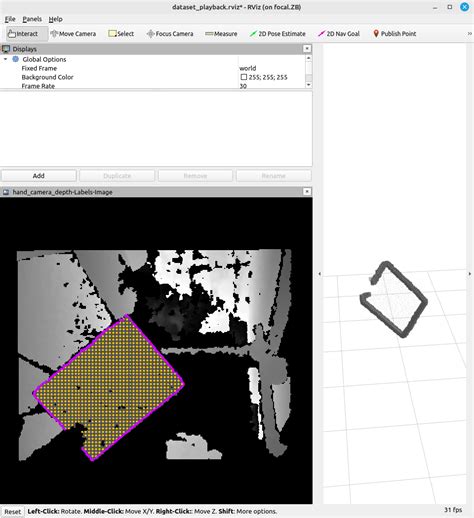 create a depth label playback delete boundary points functionality
