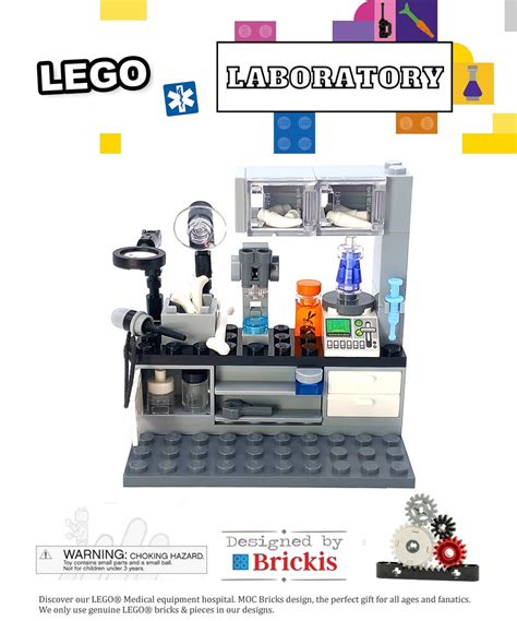 Models Built Of Lego® Bricks Lego® Moc Lab With Scientific Laboratory