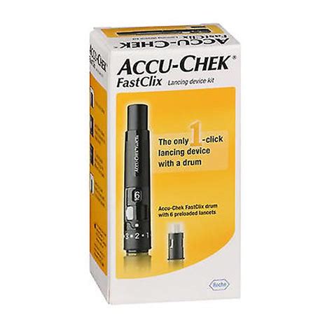 Accu Chek Fastclix Lancing Device Kit 1 Each Pack Of 2 Fruugo Nz
