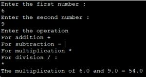 Simple Calculator Using If Else Codebaji