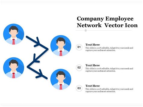 Company Employee Network Vector Icon Ppt PowerPoint Presentation Show Deck PDF