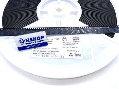 vi Điều khiển raspberry pi rp2040 rev b2 microcontroller hshop vn