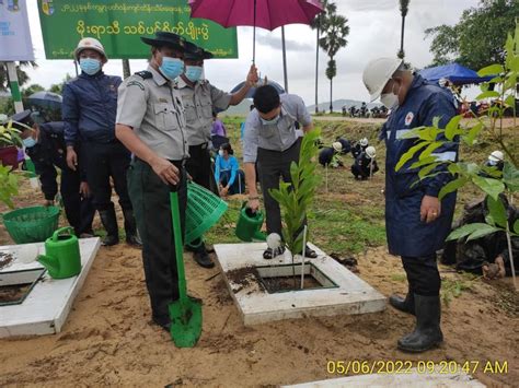သံဖြူဇရပ်၌ ၂၀၂၂ ခုနှစ်” ကမ္ဘာ့ပတ်ဝန်းကျင်ထိမ်းသိမ်းရေးနေ့” အထိမ်းအမှတ် မိုးရာသီအကြို စုပေါင်းသစ