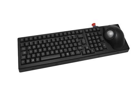 Rugged Full Travel Keyboard With Rugged Trackball Nsi