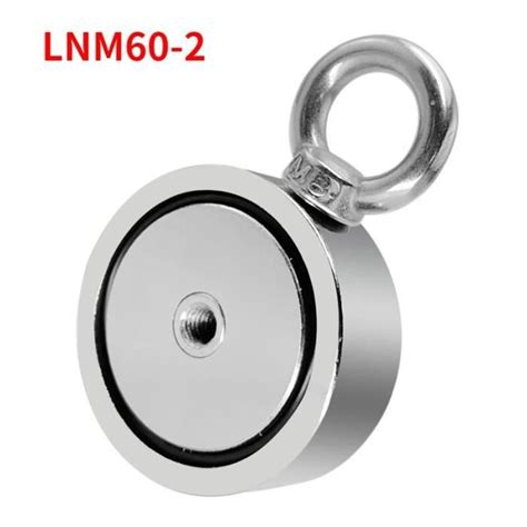 LNM60 2 Aimant de recherche Double face magnétique en néodyme