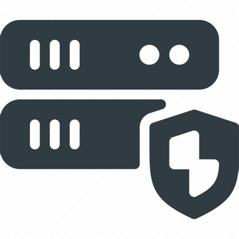 Data Database Protect Security Server Storage Icon