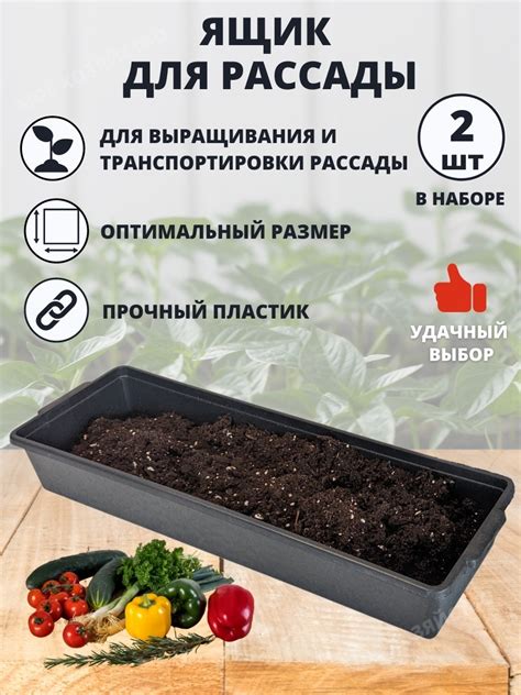 Ящик для рассады, поддон, лоток, кассеты, формы, стаканчик, ячейки ...