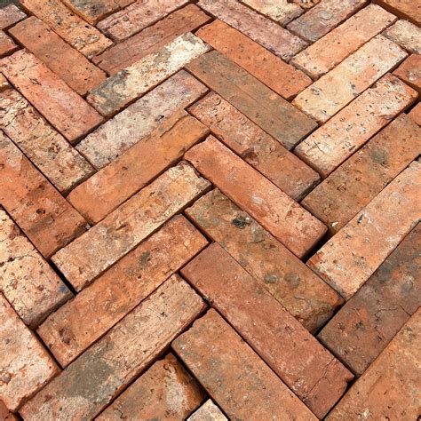 Reclaimed Narrow Clay Paving Bricks Garden Patio Driveway Bricks